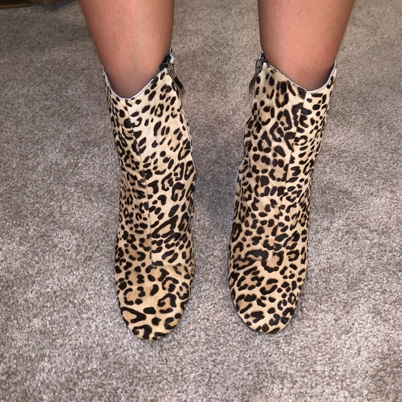 Halogen | Shoes | Cheetah Booties | Poshmark